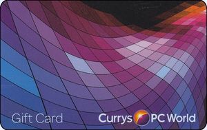 Gift Card: Color pattern (Currys PC World, United Kingdom of Great ...