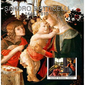 Марка: Art Sandro Botticelli (Гвинея-Бисау: Нелегальные маркиCol:GW ...
