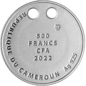 Coin: 500 CFA Francs (Pendant - Octopus) (Cameroon(Numismatic Product ...