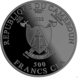 Moneda: 500 CFA Francs (Night Hunters - Owl) (Camerún(Numismatic ...