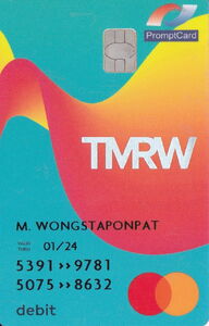 Bank Card: TMRW Prompt Card (United Overseas Bank, ThailandCol:TH-MC-0070