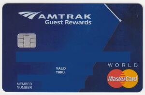 Bank Card: Amtrak Guest Rewards (Bank of America, United States of ...