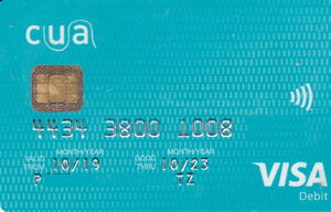 Bank Card: Cua Visa (Credit Unión, AustraliaCol:AU-VI-0045