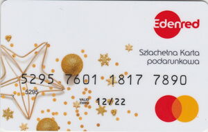 Bank Card: Edenred (Edenred Group, PolandCol:PL-MC-0744.01
