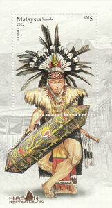 Stamp: Ketapu (Malaysia(Traditional Men's Headgear (2022)) Mi:MY BL286 ...