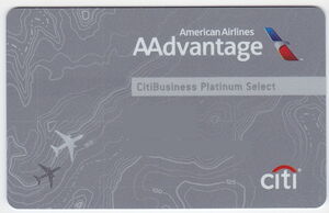 Bank Card: CitiBusiness Platinum Select American Airlines AAdvantage ...