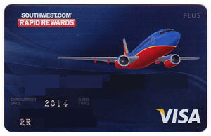Bank Card: Southwest Airlines Plus (Chase, United States of AmericaCol ...