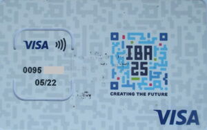 Tarjeta de Banco: IBA Droup (Priorbank, BielorrusiaCol:BY-VI-0243 💳