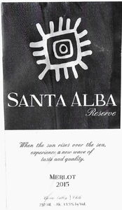 Drink Label: Santa Alba Reserve Merlot (Viña SAR, ChileCol:CL-WINE-000136