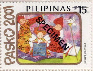 Stamp: Pasko na naman Christmas Card by Children (PhilippinesMi:PH SPC3289