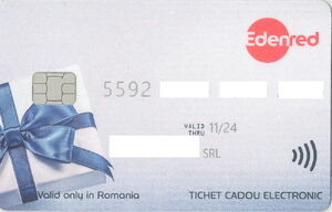 Bank Card: Edenred (Edenred, RomaniaCol:RO-MC-0370.02