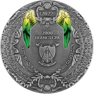 Coin: 2,000 CFA Francs (Archangel Raphael) (Cameroon(Numismatic Product ...