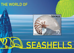 Stamp: The World of Seashells (Tuvalu(The World of Seashells (2022)) Sn ...