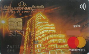 Bank Card: Belgazprombank MC Gold (Belgazprombank, BelarusCol:BY-MC-0166