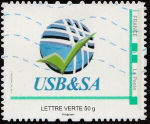 Stamp: Usb&sa (France: Personalized Stamps(Collectors : Montimbramoi ...