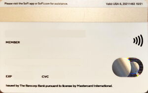 Tarjeta de Banco: SoFi World Debit (Bancorp Bank, Estados Unidos de ...