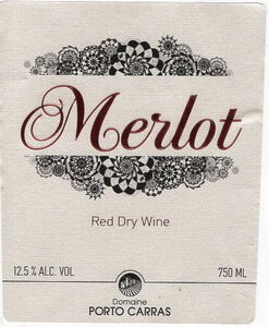 Drink Label: Merlot (Domaine Port Carras S.A., GreeceCol:GR-WINE-002960