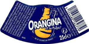 Drink Label: Orangina (Orangina Schweppes France, FranceCol:FR-SODA-000028