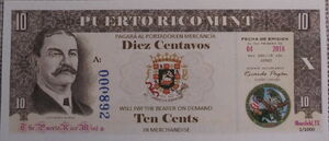 Banknote: 10 Centavos (Fantasy Issues(Puerto Rico)
