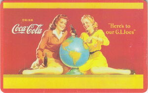 Scheda Telefonica: Coca Cola "Here's to our G.I.Joes" (FAKE United ...