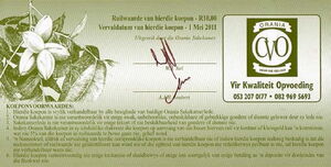 Banknote: 10 Ora (South Africa(Orania Issue) Col:OR-2011-10-1