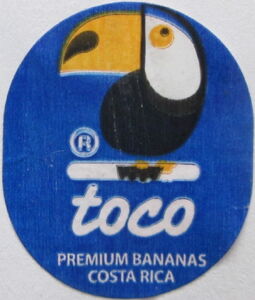 Fruit Sticker: Toco (Costa RicaCol:CR-FR-01034
