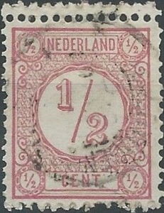 Stamp: Numeral - Type I - Perforation Variant (Netherlands(Numeral ...
