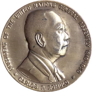 Decoration: President of the United Nations General Assembly Carlos P ...