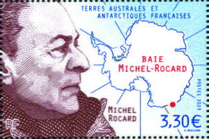 Stamp: Michel Rocard, Prime Minister of France (French Southern and ...