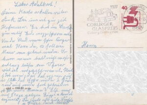 Postcard: Coburg (Germany, Federal Republic(Coburg (CO)) Col:DE-023676