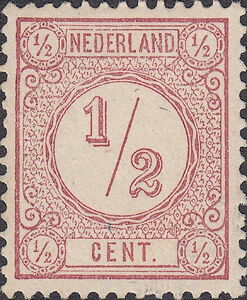 Stamp: Numeral - Type II - Color Variant (Netherlands(Numeral 1876-1894 ...