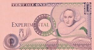 Banknote: Test Die One (Fantasy Issues(Test Banknotes)