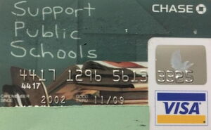 Bank Card: Support Public Schools (Chase Bank USA, N.A., United States ...