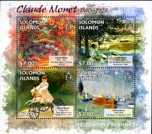 Stamp: Claude Monet (1840-1926) (Solomon Islands(Claude Monet (2013 ...