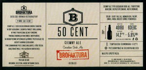 Drink Label: 50 Cent (Browar Brofaktura, PolandCol:PL-BEER-011333