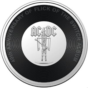 Coin: 20 Cents (ACϟDC - 40th anniversary of Flick The Switch album ...
