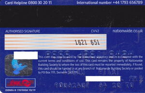 Bank Card: Nationwide Flex Account (Nationwide, United Kingdom of Great ...