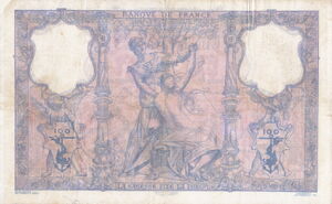 Banknote: 100 Francs (France(1888-1937 Issue) Wor:P-65c.1