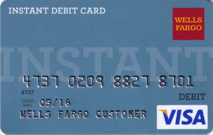 Bank Card: Instant Issue Debit Card (Wells Fargo, United States of ...