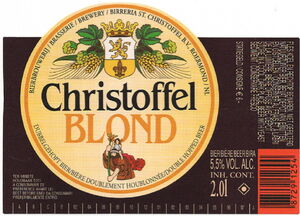 Drink Label: Christoffel Blond (Bierbrouwerij St. Christoffel ...