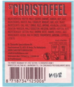 Drink Label: St.Christoffel W-IPA (Speciaalbierbrouwerij st.Christoffel ...