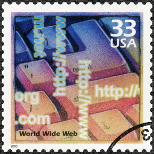 邮票: Century - 1990's: World Wide Web (美国(Celebrate the Century Issue ...