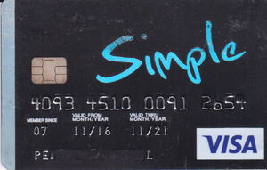 Bank Card: Simple (Bank of Ayudhya, ThailandCol:TH-VI-0161