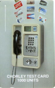 Phonecard: Chorley Test Card - SAPURA 1 UNIT (Test, Proof, Sample ...
