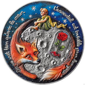 Coin: 5,000 CFA Francs (The Little Prince coin celebrates the 80th ...