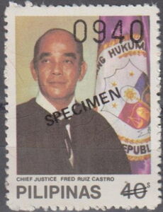 Stamp: Chief Justice Fred Ruiz Castro (PhilippinesMi:PH SPC1431