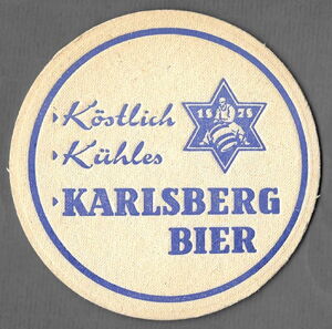 Beer Coaster: Karlsberg Bier (Karlsberg Brauerei GmbH (Schörghuber ...
