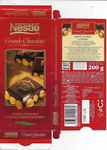 Chocolate Wrapper: Nestlé Dark Nuts (Nestlé France, FranceCol:FR-02979
