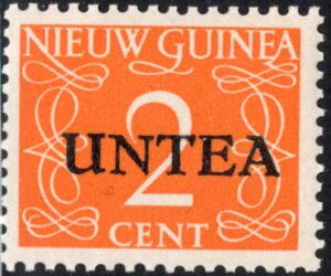 Stamp: Numeral (Netherlands New Guinea(UNTEA Overprint - First Printing ...