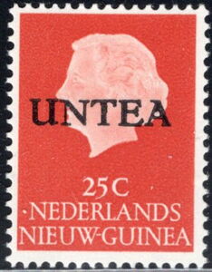 Stamp: Queen Juliana (Netherlands New Guinea(UNTEA Overprint - First ...
